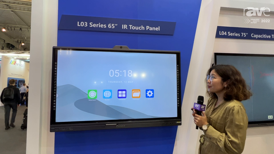 ISE 2022: Donview Showcases L03 Series Infrared (IR) Touch Panel ...