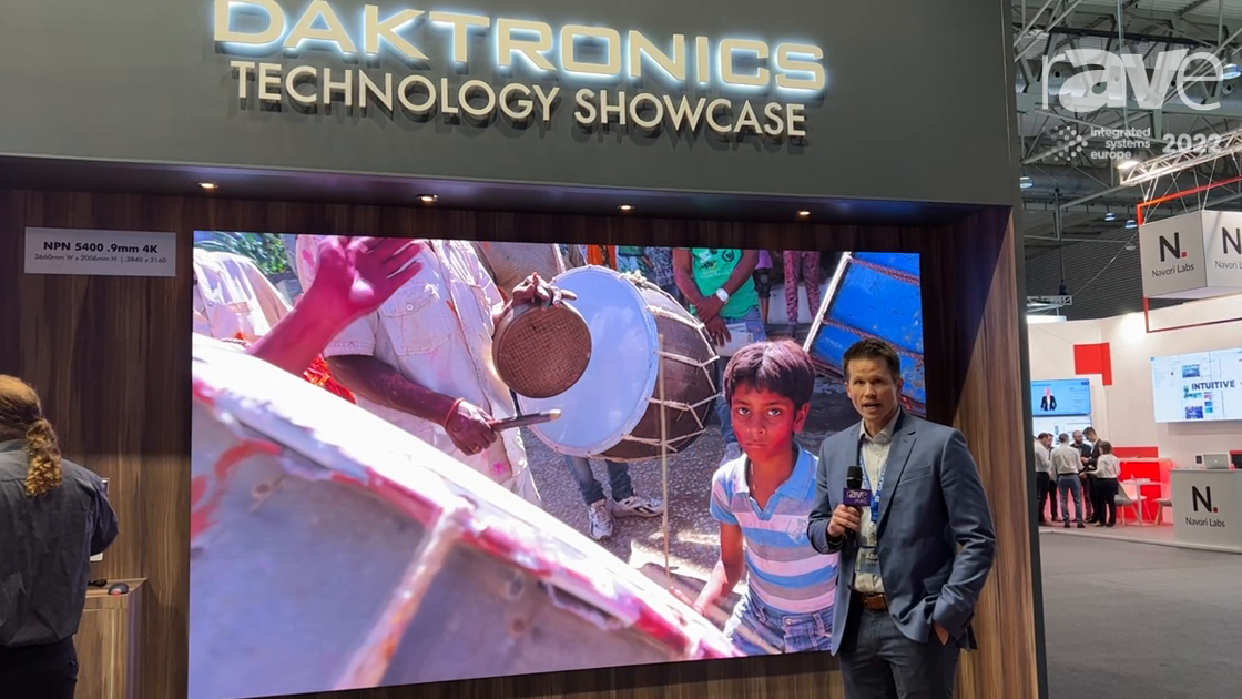 ISE 2022: Daktronics Shows Off the 0.9mm NPN-5400 Series of dvLED ...