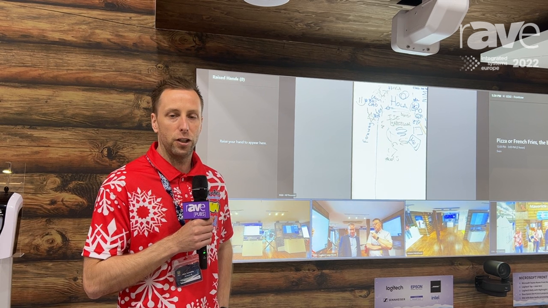 ISE 2022: Maverick Demos Microsoft Teams Front Row Layout on Video Wall ...