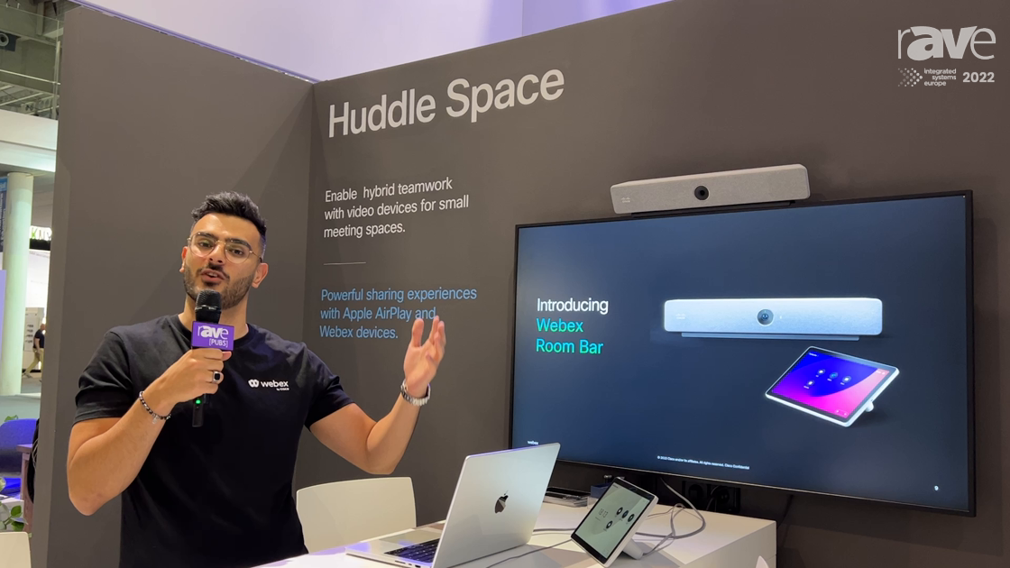 ISE 2022: Webex by Cisco Exhibits Webex Room Bar, Hybrid Collaboration ...