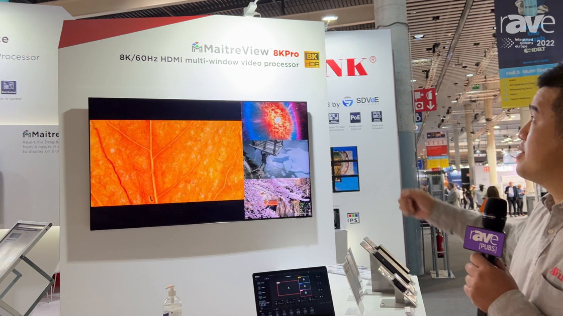 ISE 2022: AV LINK Group Previews MaitreView 8KPro Multi-Window Video ...