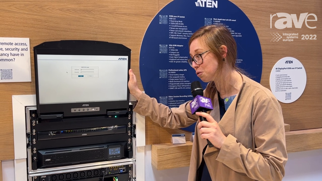 ISE 2022: ATEN Presents ATEN Rack with Several KVM and Rack Solutions ...