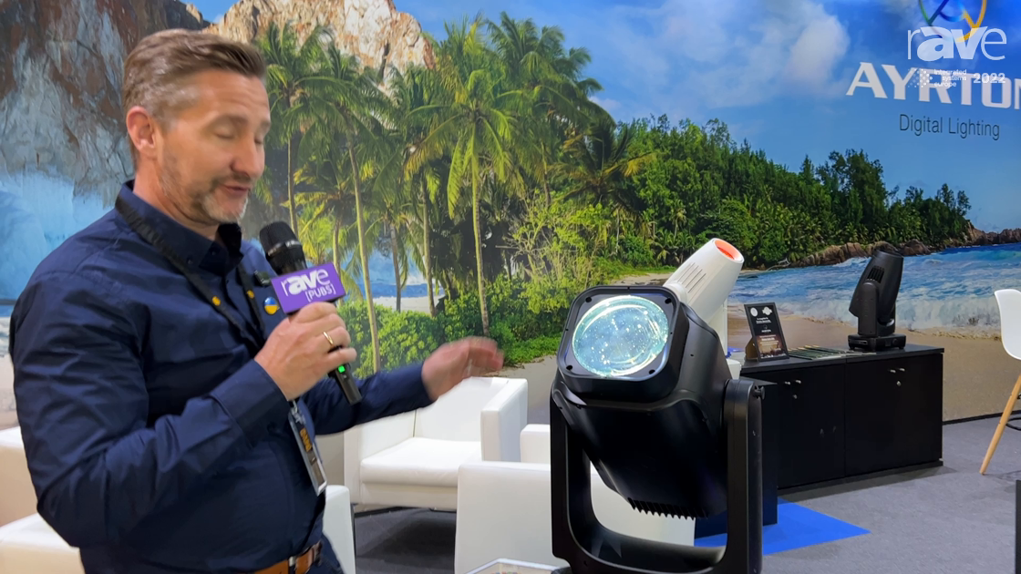 ISE 2022: Ayrton Lighting Shows Cobra Laser Source Light with Fixed ...