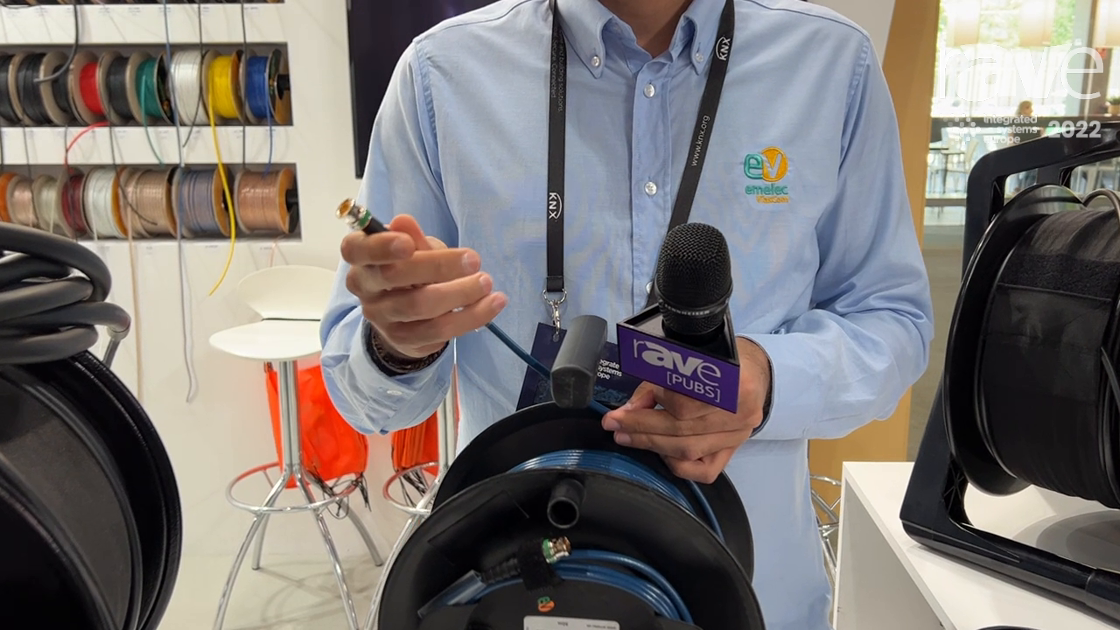 ISE 2022: Emelec Shows VíasCom 4K-UHD Reel-Mounted SDI Video Connection ...