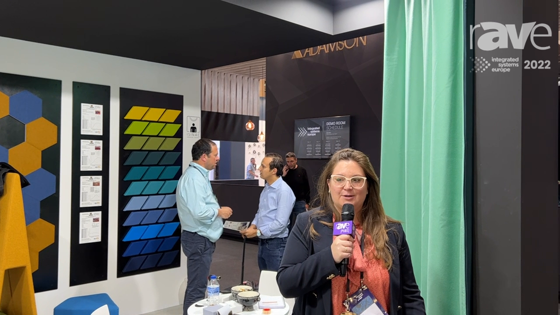 ISE 2022: ISINAC Showcases COURTAIN, an Absorbent Acoustic Treatment ...
