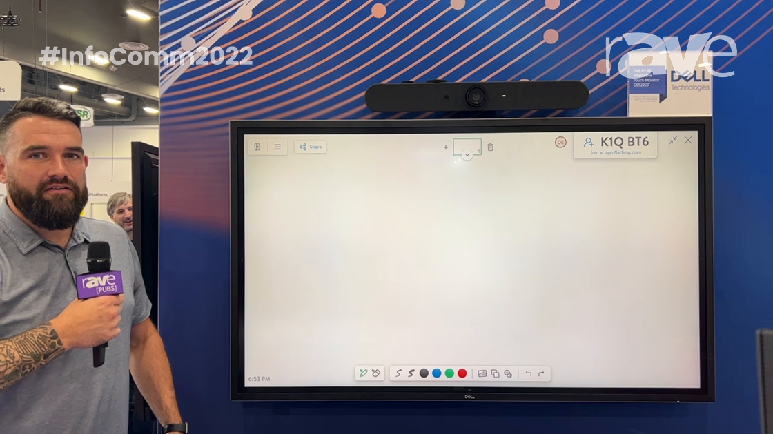 InfoComm 2022: Dell Exhibits C6522QT, 65-Inch 4K Interactive Touch ...