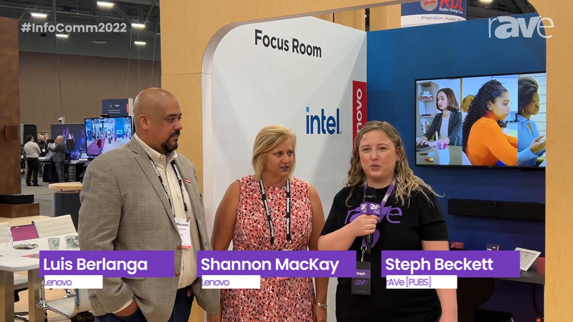 InfoComm 2022: Shannon MacKay and Luis Berlanga of Lenovo Talk ...