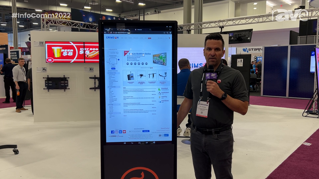 InfoComm 2022: Crimson AV Features KFP2 Series of All-in-One Kiosks ...