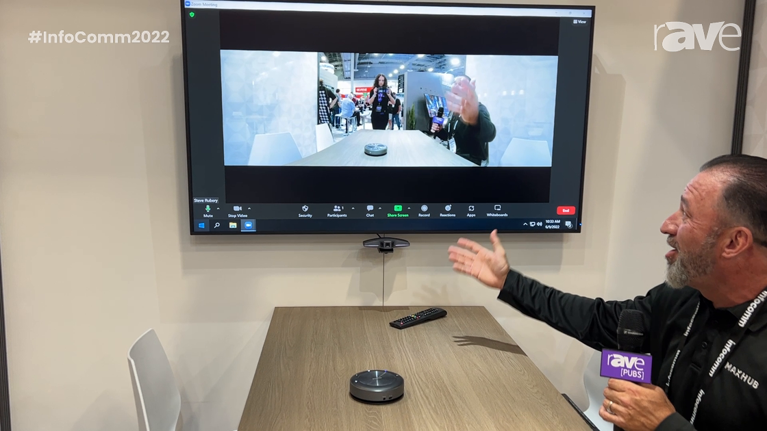 InfoComm 2022: MAXHUB Features the New UC M31 180-Degree Field-of-View ...
