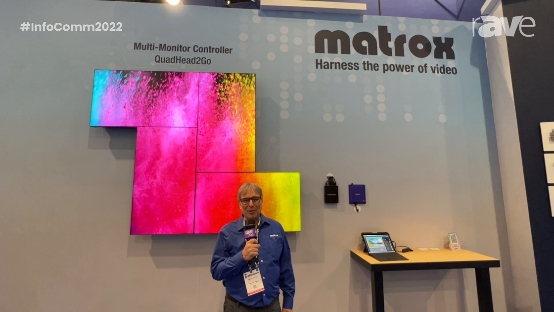 InfoComm 2022: Matrox’s QuadHead2Go Multi-Monitor Controller Makes 4 HD ...