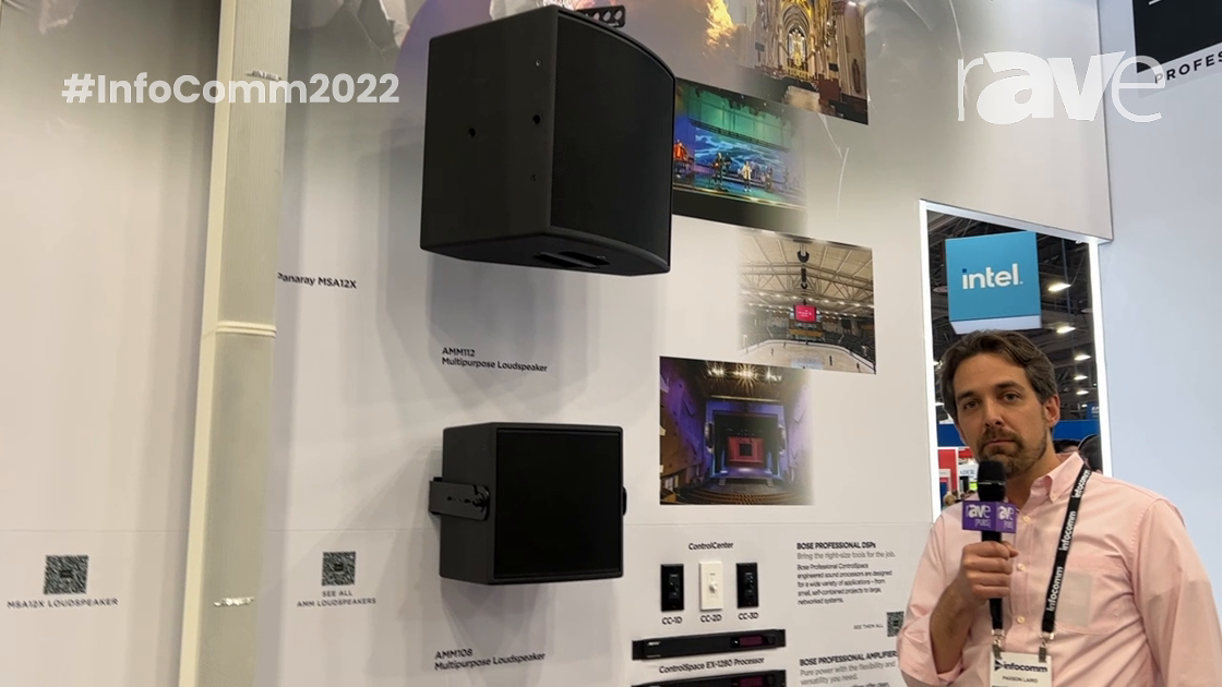 InfoComm 2022: Bose Professional Reintroduces AMM Family of Multipurpose Indoor Loudspeakers ...