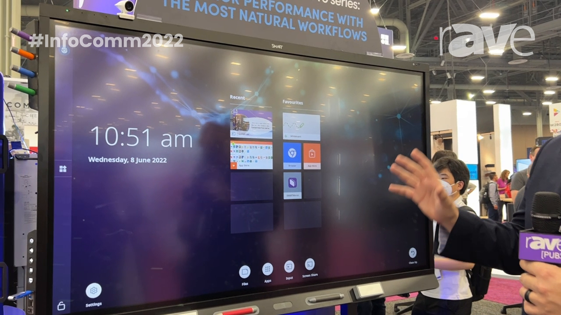 InfoComm 2022: SMART Technologies Demonstrates SMART Board 6000S Pro ...