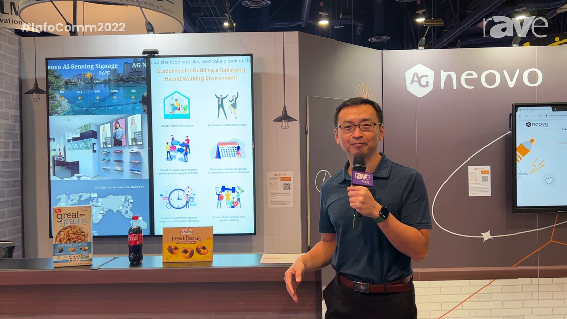 InfoComm 2022: AG Neovo Demos AI-Enabled Digital Signage Solutions With Wireless Object ...