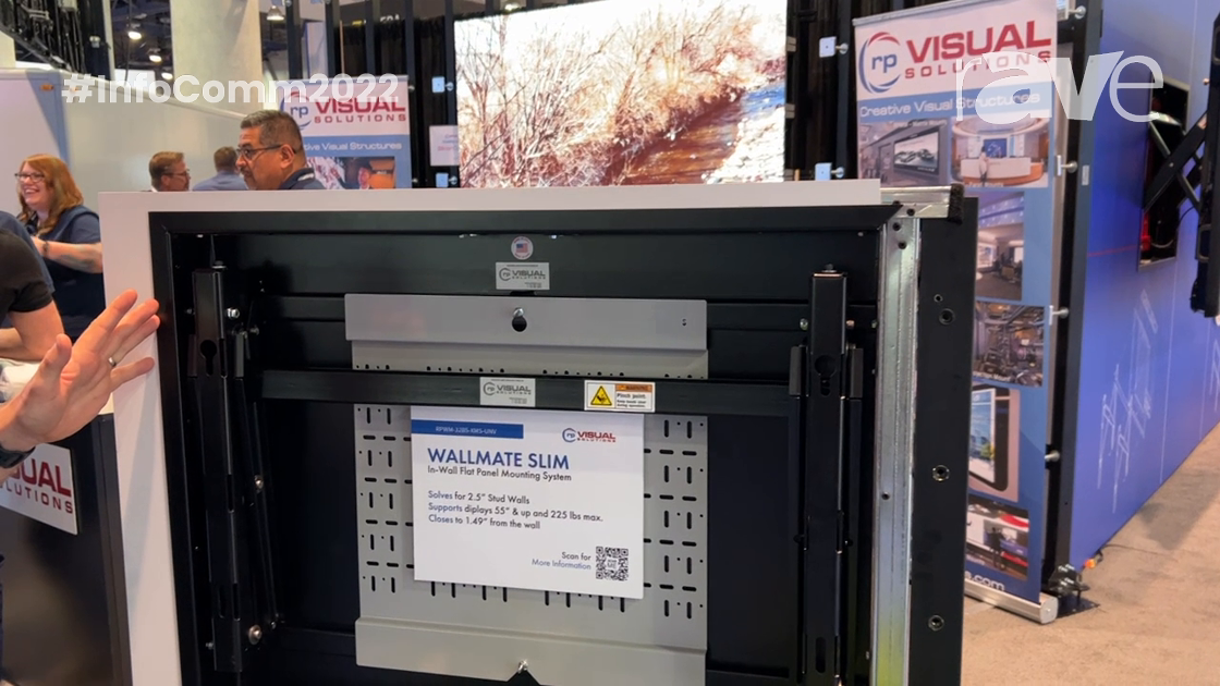 InfoComm 2022: rp Visual Solutions Offers Wallmate Slim In-Wall Flat ...