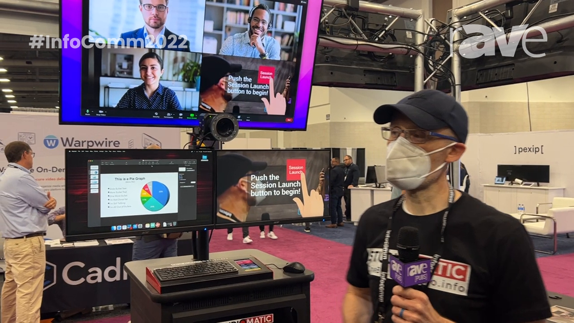 InfoComm 2022: DVEstore Overviews StudioMatic One Button Studio Pro Kit ...