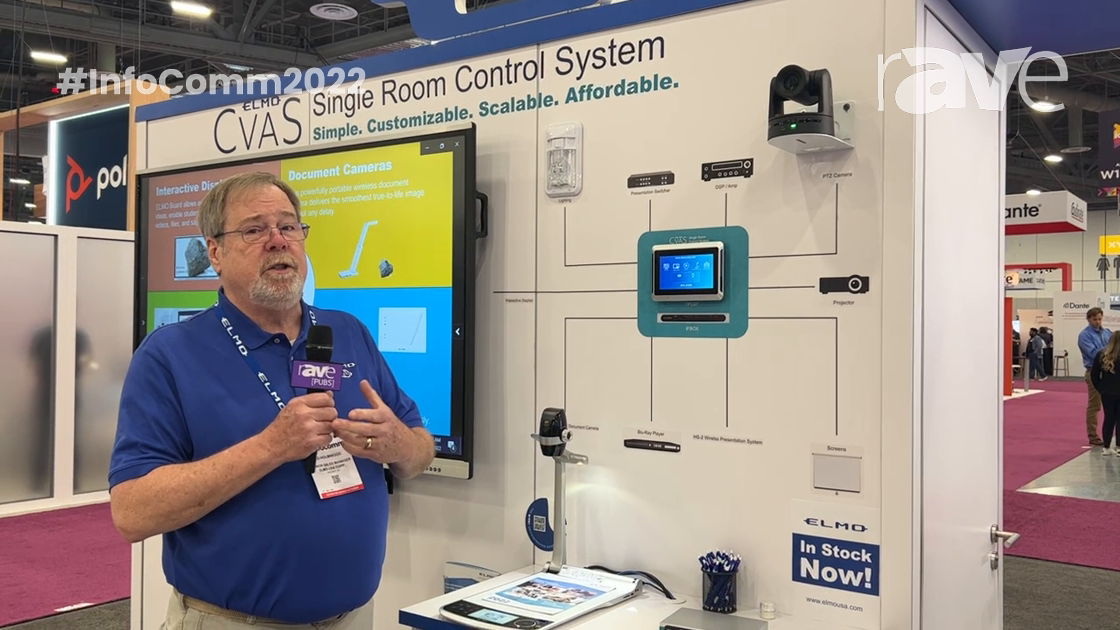 InfoComm 2022: ELMO Describes Its CVAS TCP IP Single Room Control ...