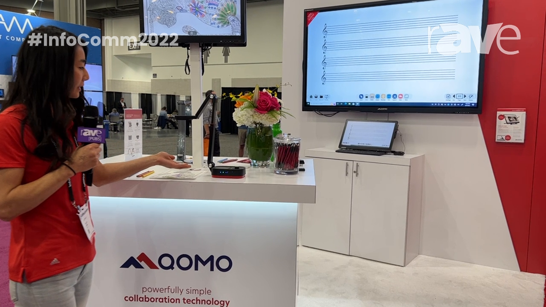 InfoComm 2022: QOMO Demonstrates QPC100W WanderCam Pro Battery-Powered ...