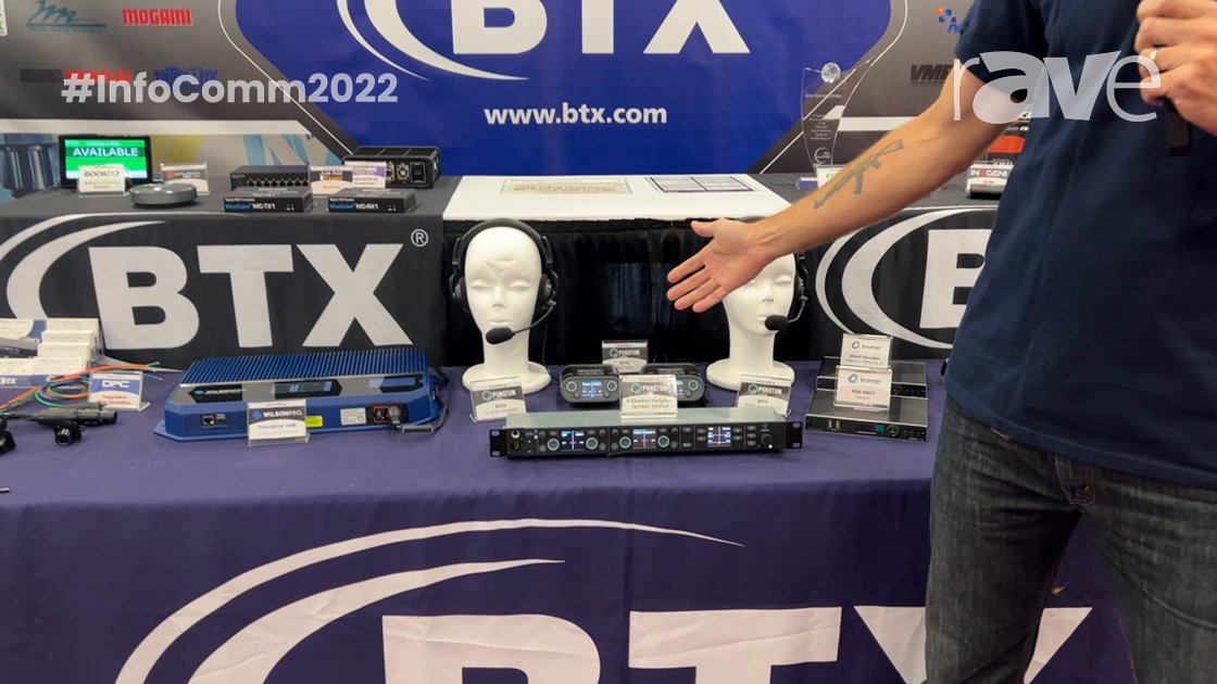 InfoComm 2022: PunQtum by Riedel Displays Its Digital Intercom System on the BTX Stand – rAVe [PUBS]