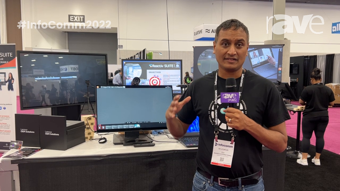 InfoComm 2022: Vizetto Demos Reactiv SUITE Hub, a Collaboration Touch ...