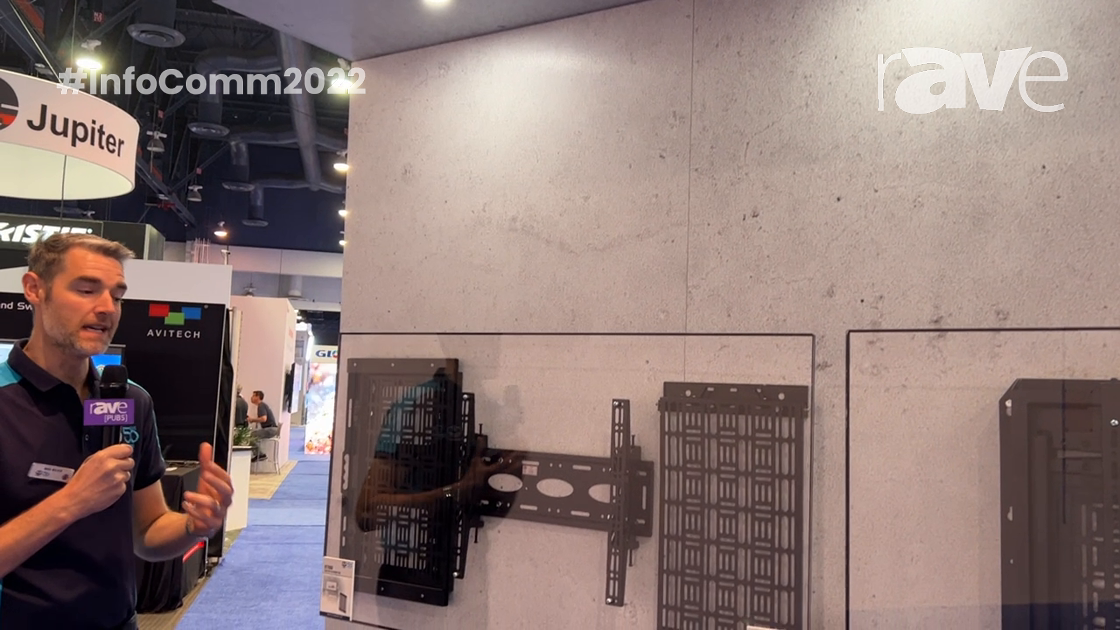 InfoComm 2022: B-Tech AV Mounts Demos BT7888 Slide-Out AV Storage Tray ...