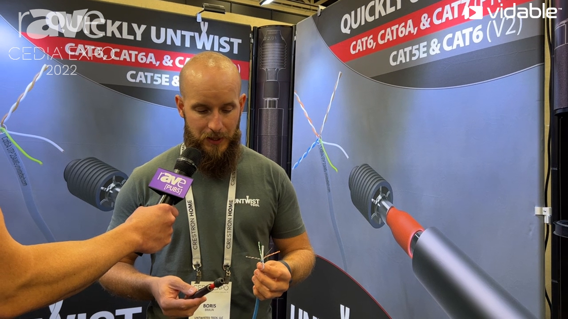 CEDIA Expo 22: Untwisted Tech, LLC Demos Untwist Tool Designed to ...