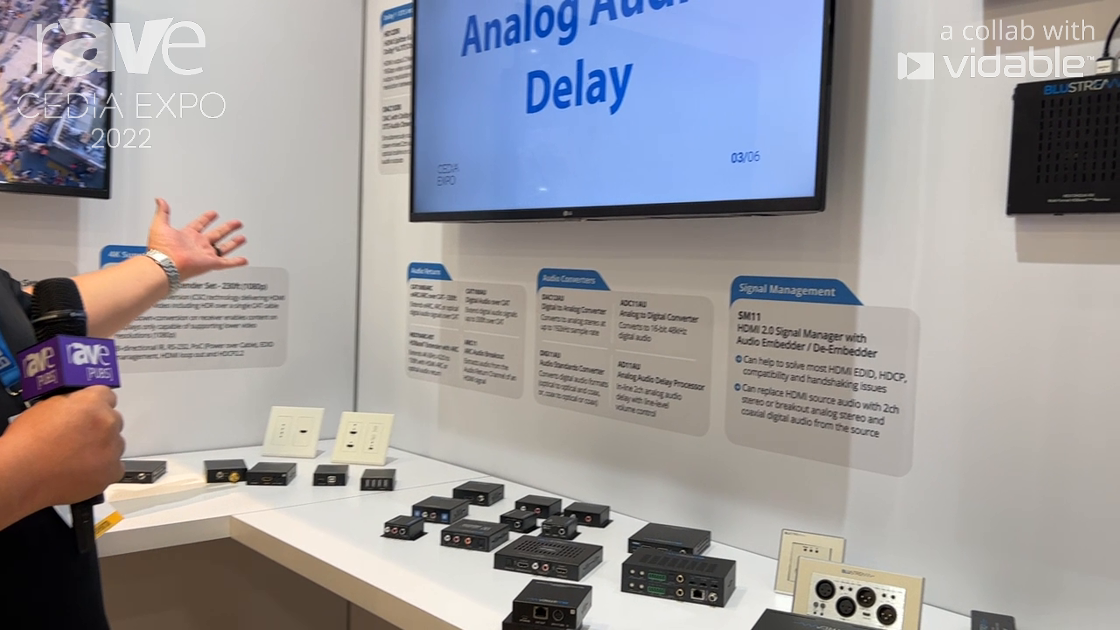 CEDIA Expo 22: Blustream Showcases CAT100EARC Digital Audio Converter ...