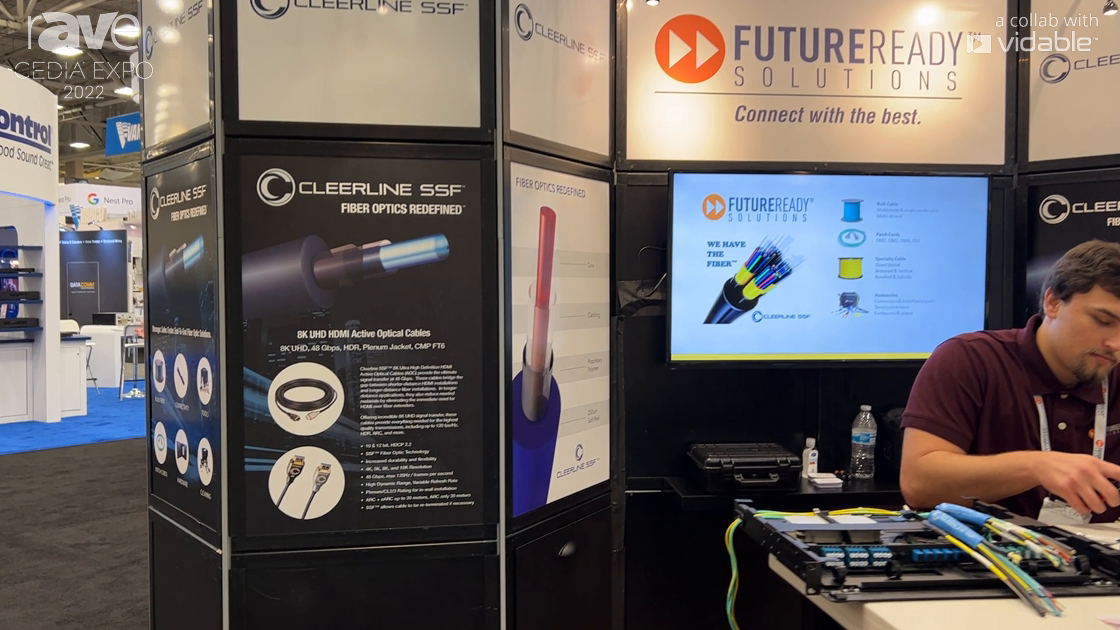 CEDIA Expo 22: Future Ready Solutions Shows Clearline Polymer-Coated Fiber with Easy Termination ...