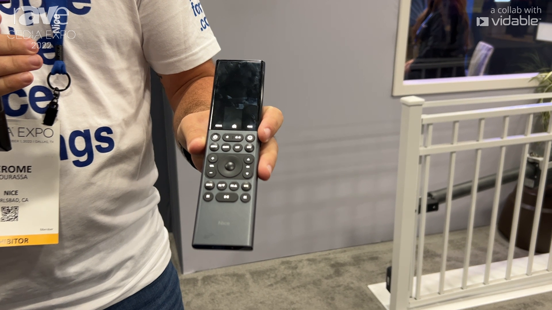 CEDIA Expo 22: Nice Group Announces New Remote for ELAN Control System ...