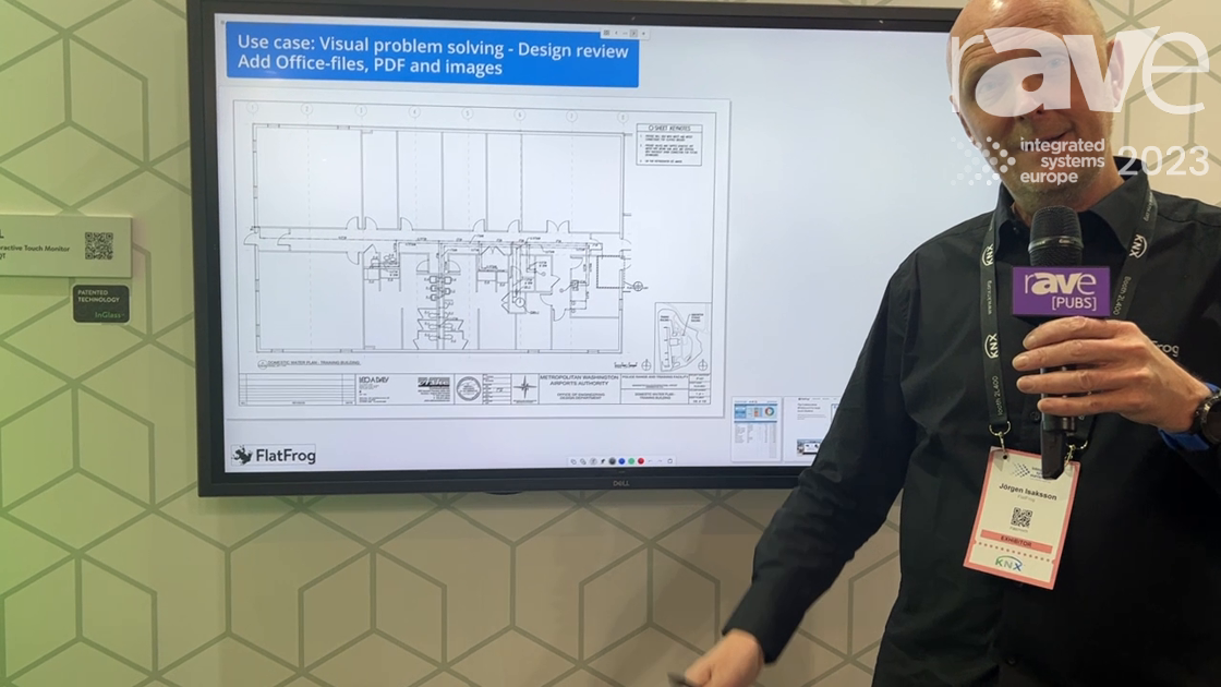 ISE 2023: FlatFrog Highlights 65″ FlatFrog Board Whiteboard Companion ...