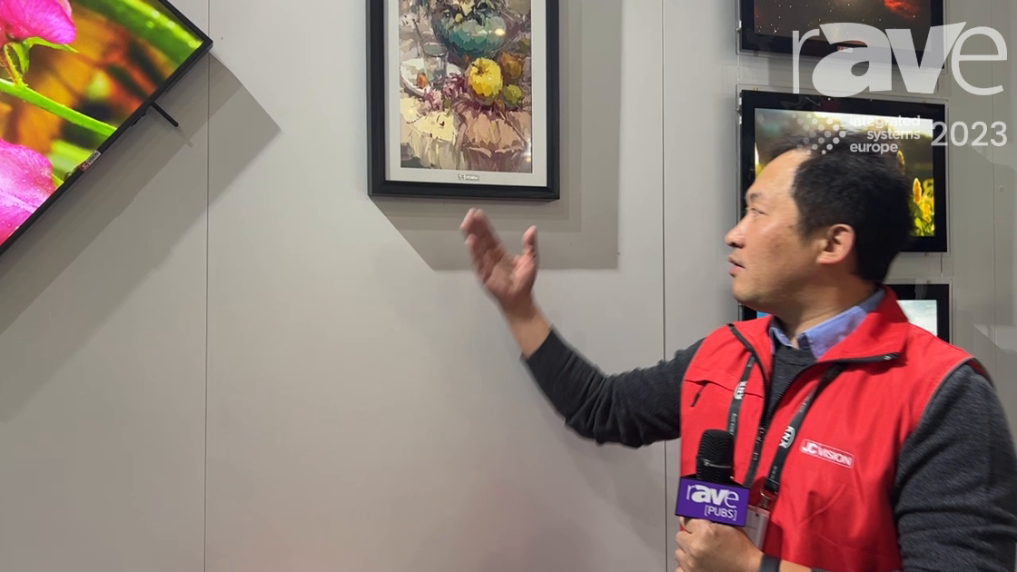ISE 2023: JCVISION Technology Offers 31-Inch Digital Frame Display ...
