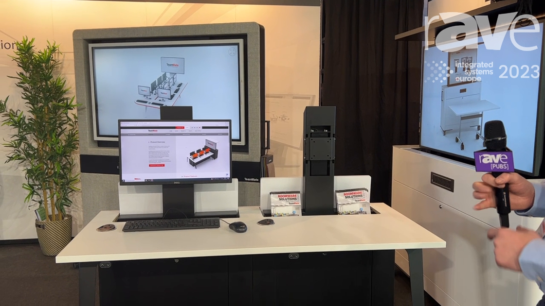 ISE 2023: TeamMate Reveals Pop-up PC Desk Modular Desking System – rAVe ...