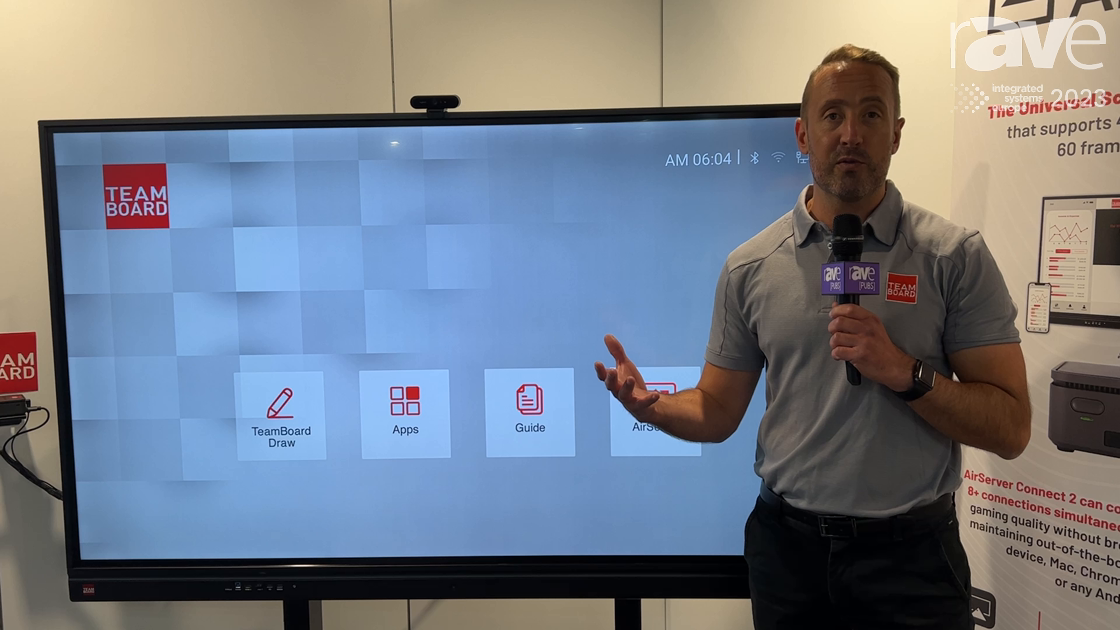 ISE 2023: TeamBoard Intros 75″ 4K IFP Display with TeamBoard Draw, Built-In AirServer – rAVe [PUBS]