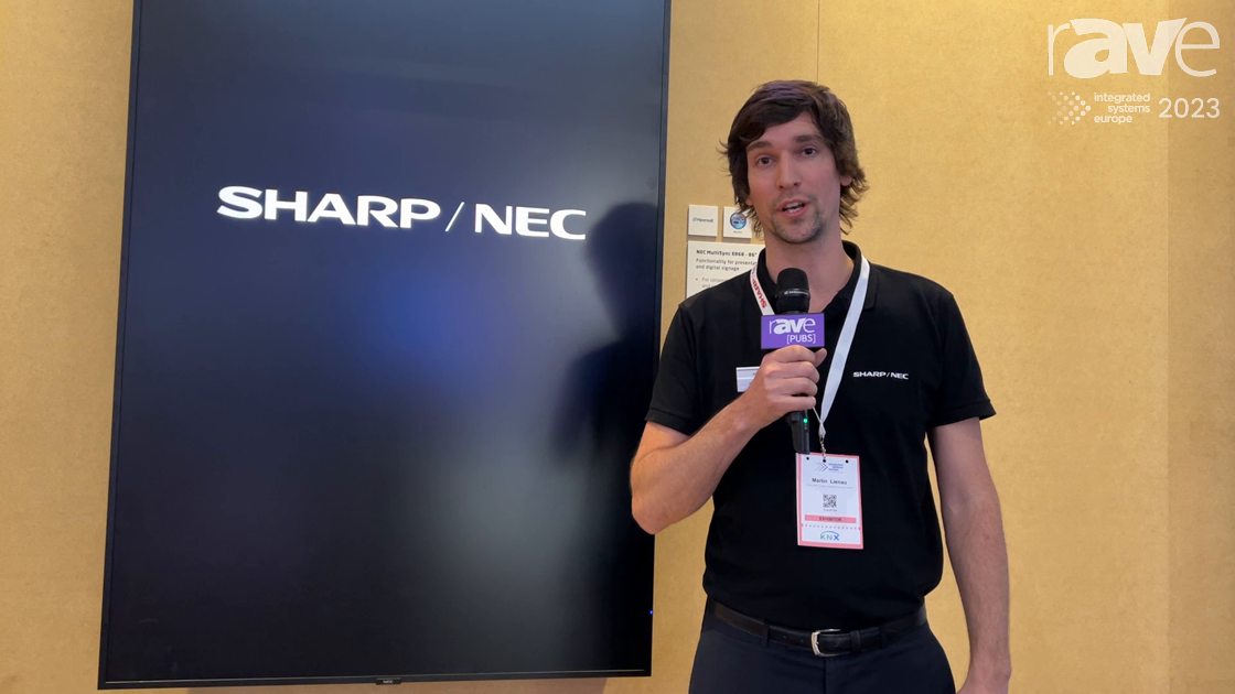 ISE 2023: Sharp/NEC Showcases the MultiSync E868, an Entry-Level ...