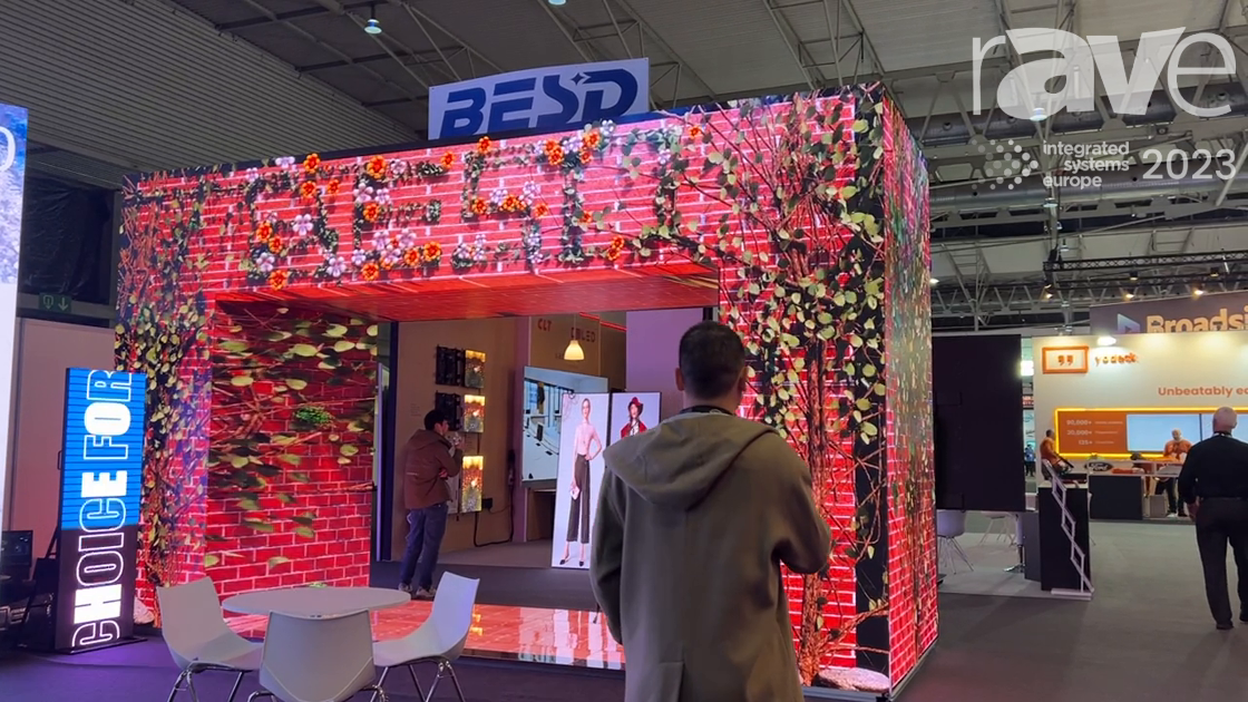 ISE 2023: BESD Showcases Media Door and Curved Screen Digital Signage Displays – rAVe [PUBS]
