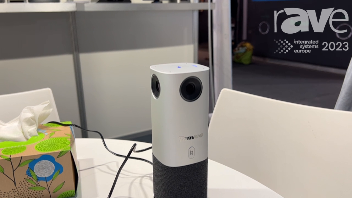 ISE 2023: Tenveo Unveils Meeting Go 360-Degree Conference Camera – rAVe ...