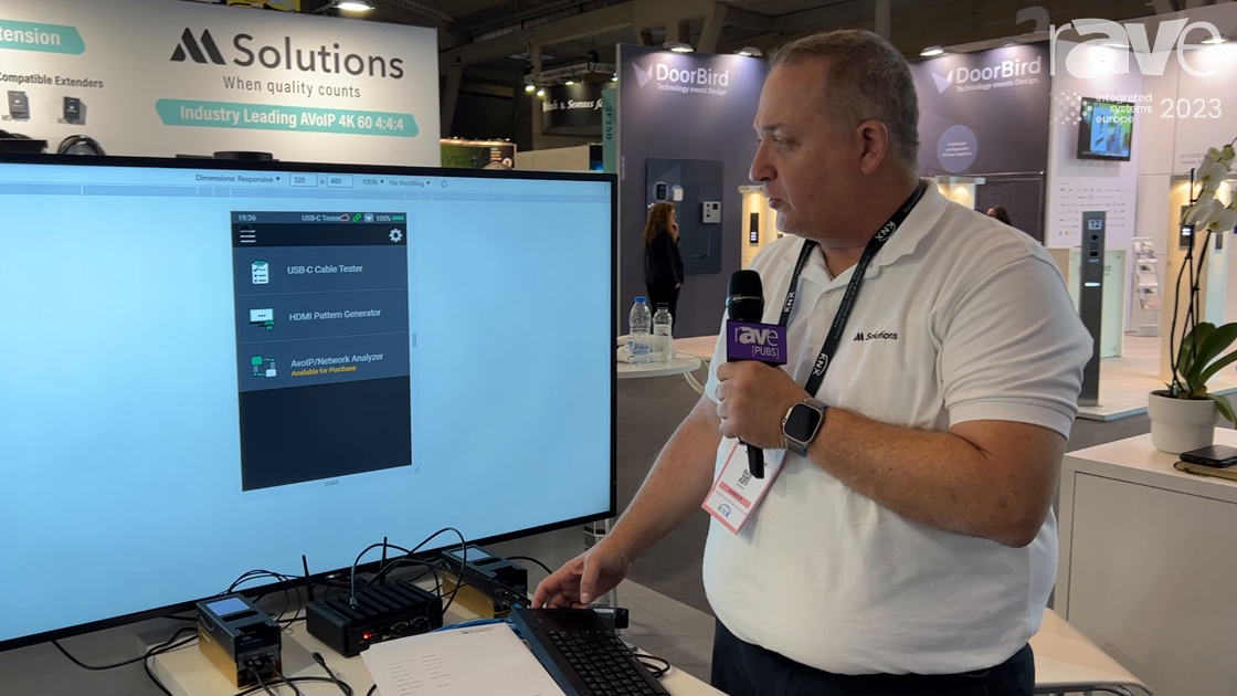 ISE 2023: MSolutions Demos New MS-TestPro HDBaseT Tester for Testing ...