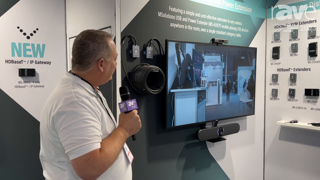ISE 2023: MSolutions Talks About MS-6U1CP USB-C Extender Set – rAVe [PUBS]