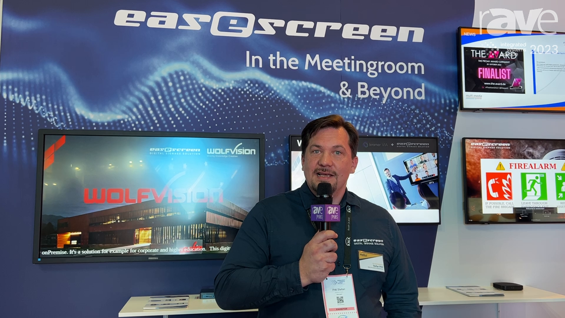ISE 2023: easescreen Talks About Meeting Room and Digital Signage Integration with WolfVision ...