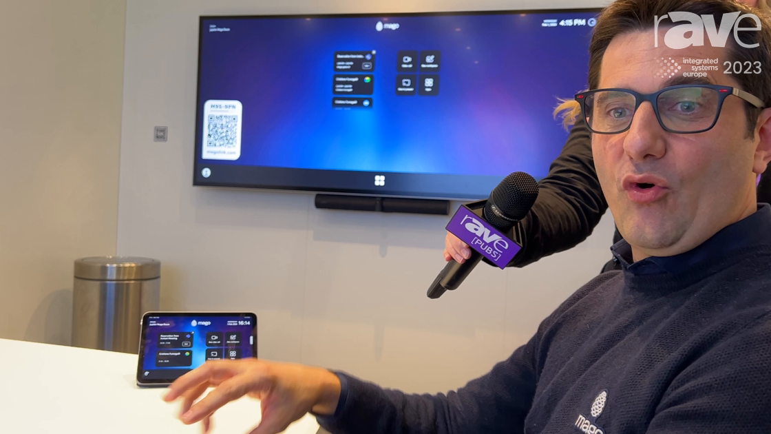 ISE 2023: Mago Shows Off Room Touch Controller for Meeting Room Display ...