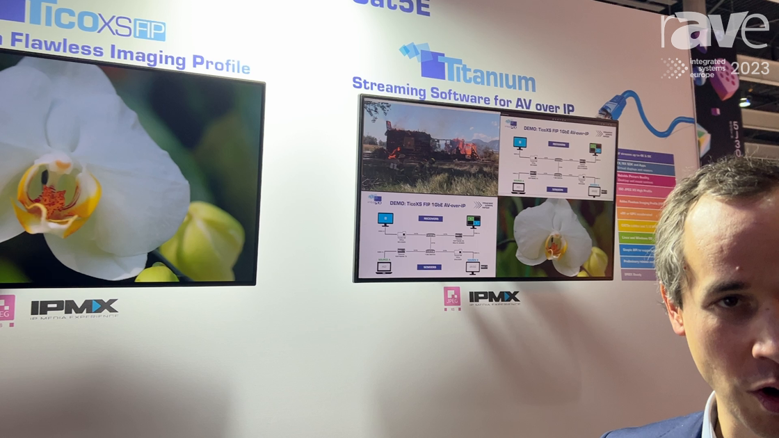ISE 2023: intoPIX Demos Titanium AV-Over-IP Workflow for 4K@60 4:4:4 Over 1Gbps Network – rAVe ...