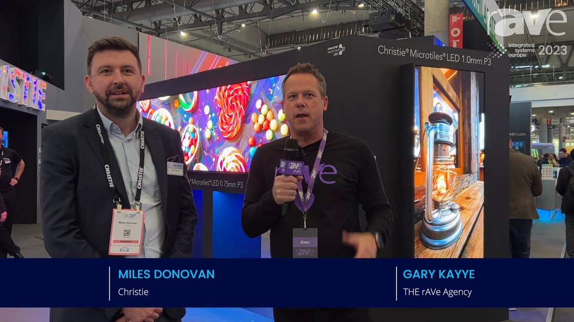 ISE 2023: Gary Kayye and Miles Donovan Highlight New Microtiles in Christie Booth Tour – rAVe [PUBS]