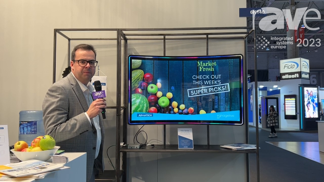 ISE 2023: Advantech Shows Off Halo Series of Curved and Flat Displays ...