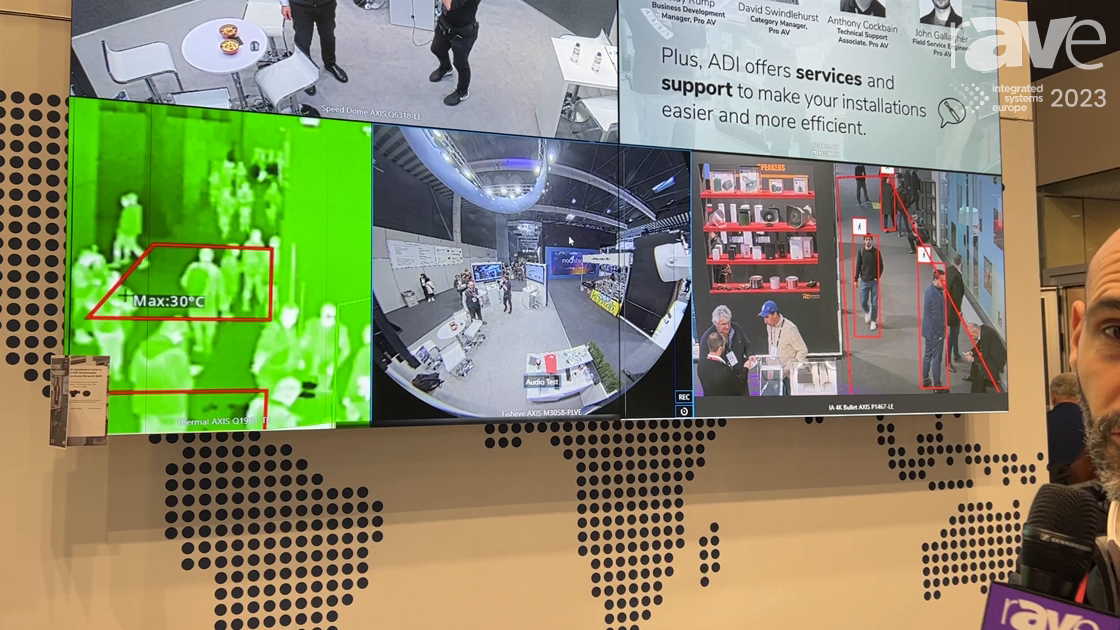 ISE 2023: ADI Global Exhibits Axis Surveillance Cameras + ADI Video Wall – rAVe [PUBS]