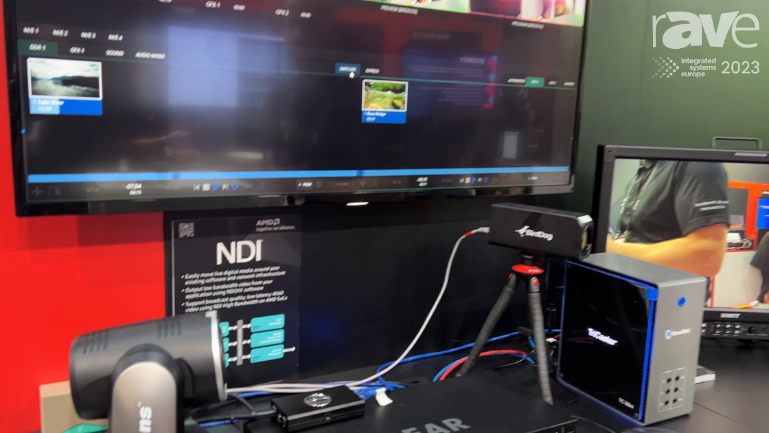 ISE 2023: AMD Demos NDI AV-Over-IP Technology – rAVe [PUBS]