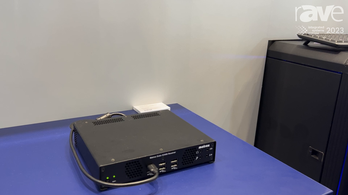 ISE 2023: Matrox Video Shows Extio 3 Series 4K IP and KVM Extender ...