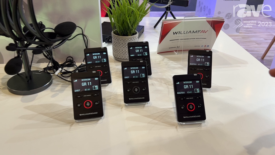 ISE 2023: Williams AV Shows Digi-WAVE Portable Wireless Communication System for Intercom/Tours ...