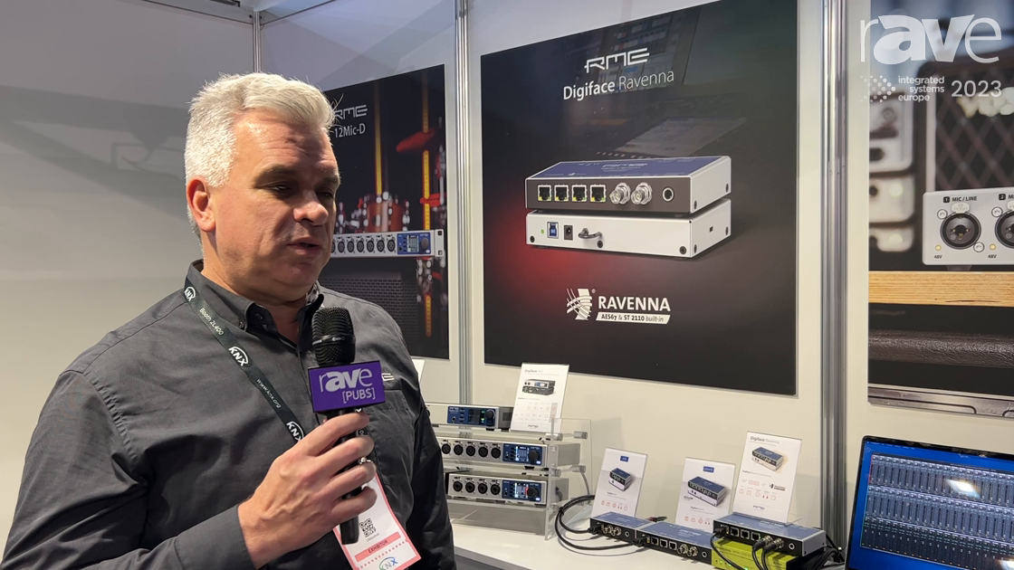 ISE 2023: RME Audio Shares Digiface Ravenna 128 Channel Audio Interface ...