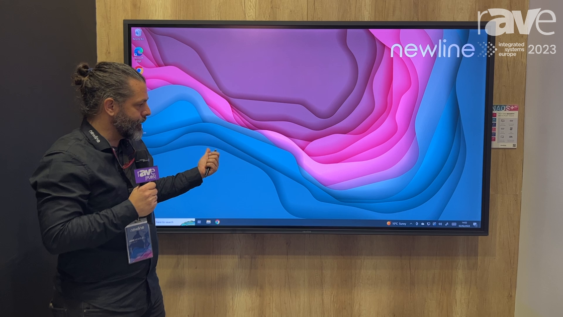 ISE 2023: Newline Interactive Presents NAOS+, a PCAP Touch Display With ...