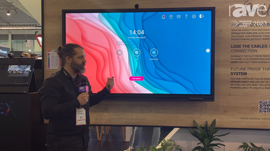 ISE 2023: Newline Interactive Shows ELARA Interactive Display with ...