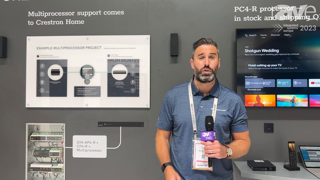 ISE 2023: Crestron Adds Crestron Home Control Processors, Including DIN ...